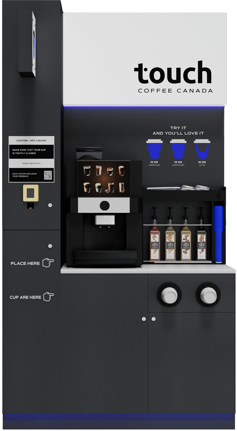 "Touch Coffee" fully automated self-service coffee bar