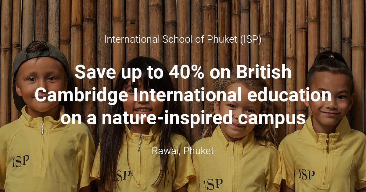 International School of Phuket (ISP) - Nature-Inspired Campus and ...