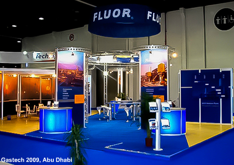 FLUOR Exhibition Stand made by Remarkable FZE