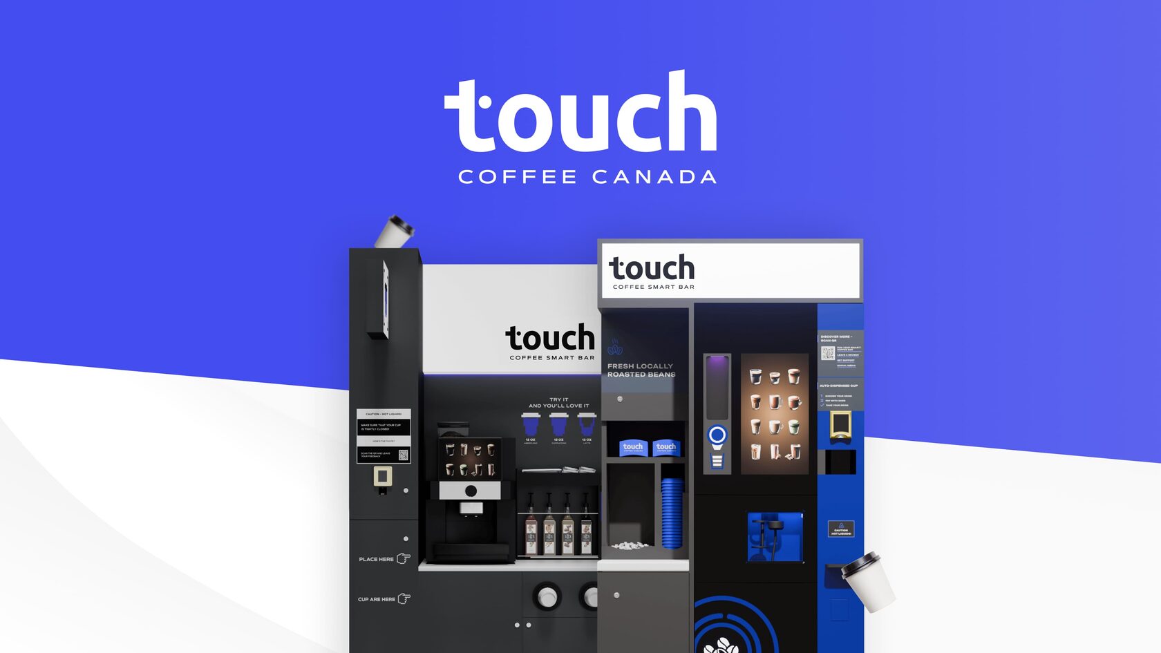 "Touch Coffee" fully automated self-service coffee bar