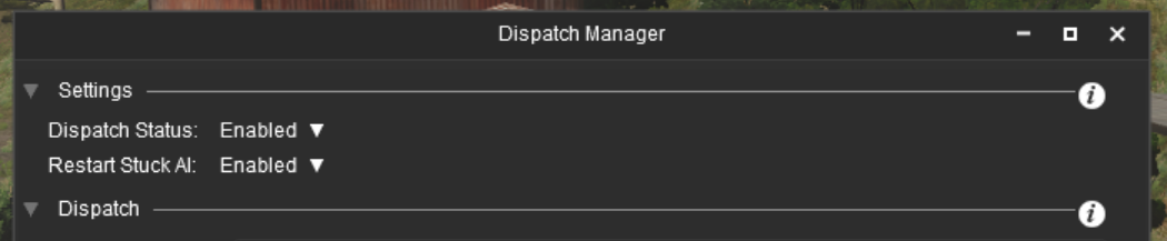 TLR Dispatch Manager