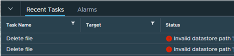 Resolving Invalid DataStore Path Errors