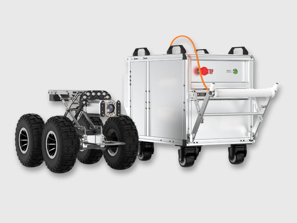 Robotic Sewer Camera TRACER X5-500 | Visual & Lidar Scans