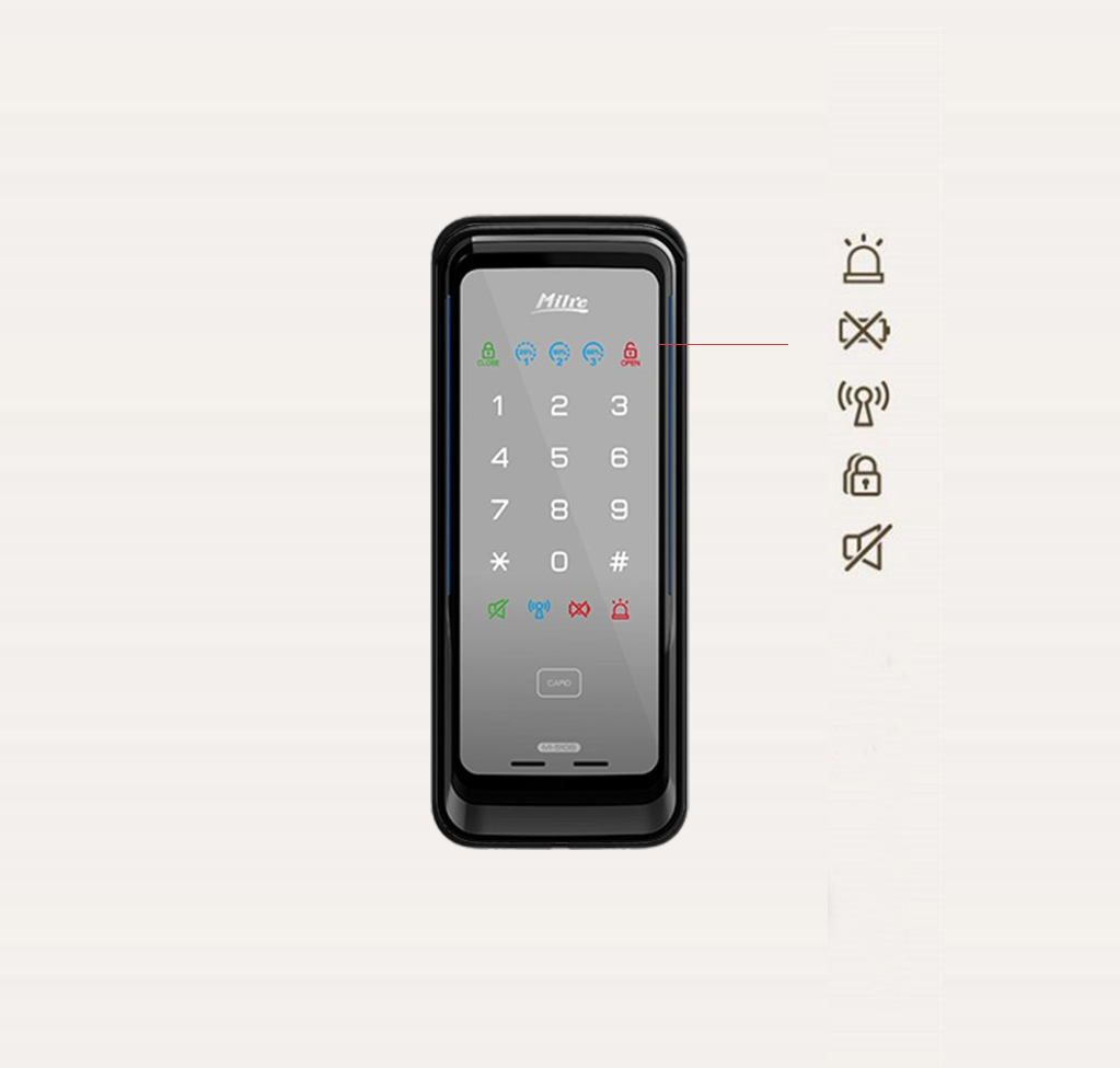 美樂 MILRE MI-510S電子鎖