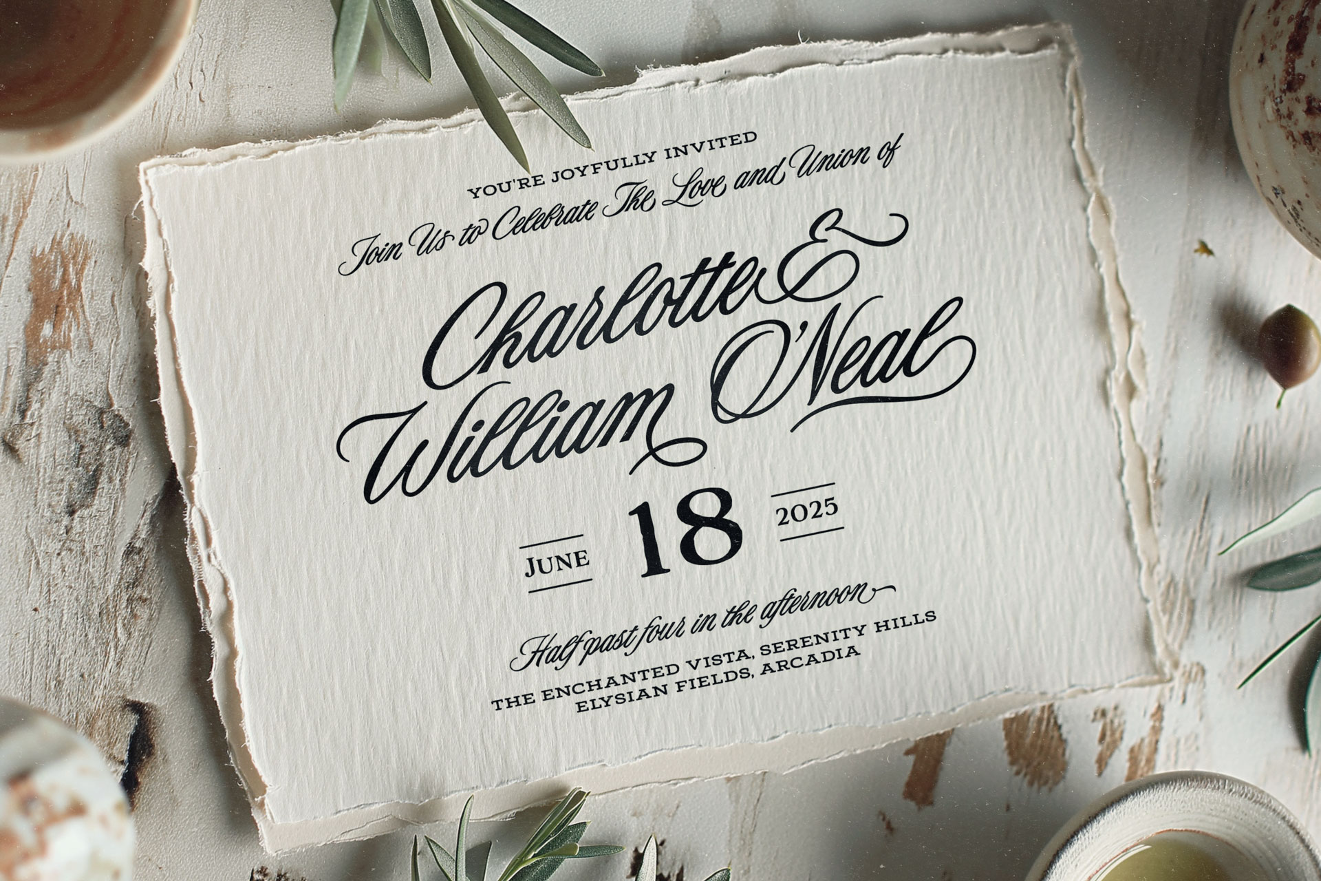 The Original Font | Retro Script - Blessed Print