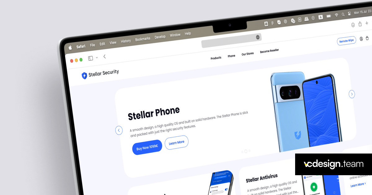Stellar eCommerce | Projects | VC design