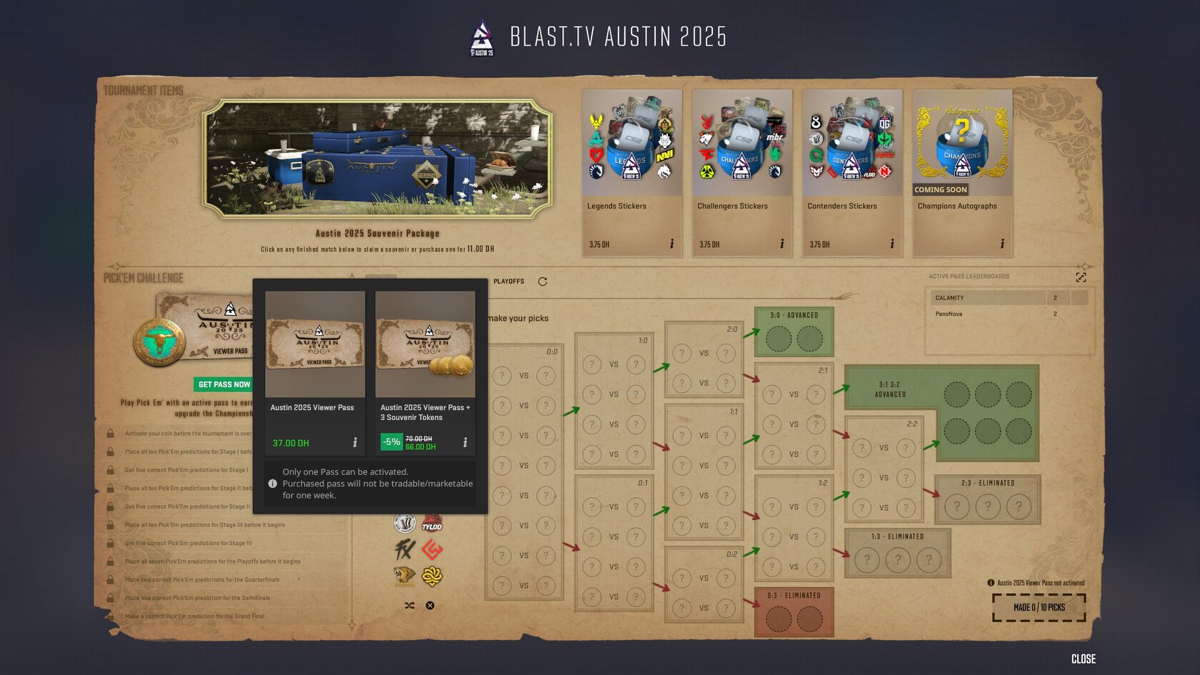 CS2 Huge Pickem Update Austin Major | New Team Stickers | Souvenir ...