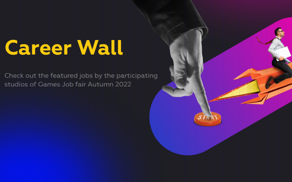 Games Job Fair Autumn 2022 Career Wall
