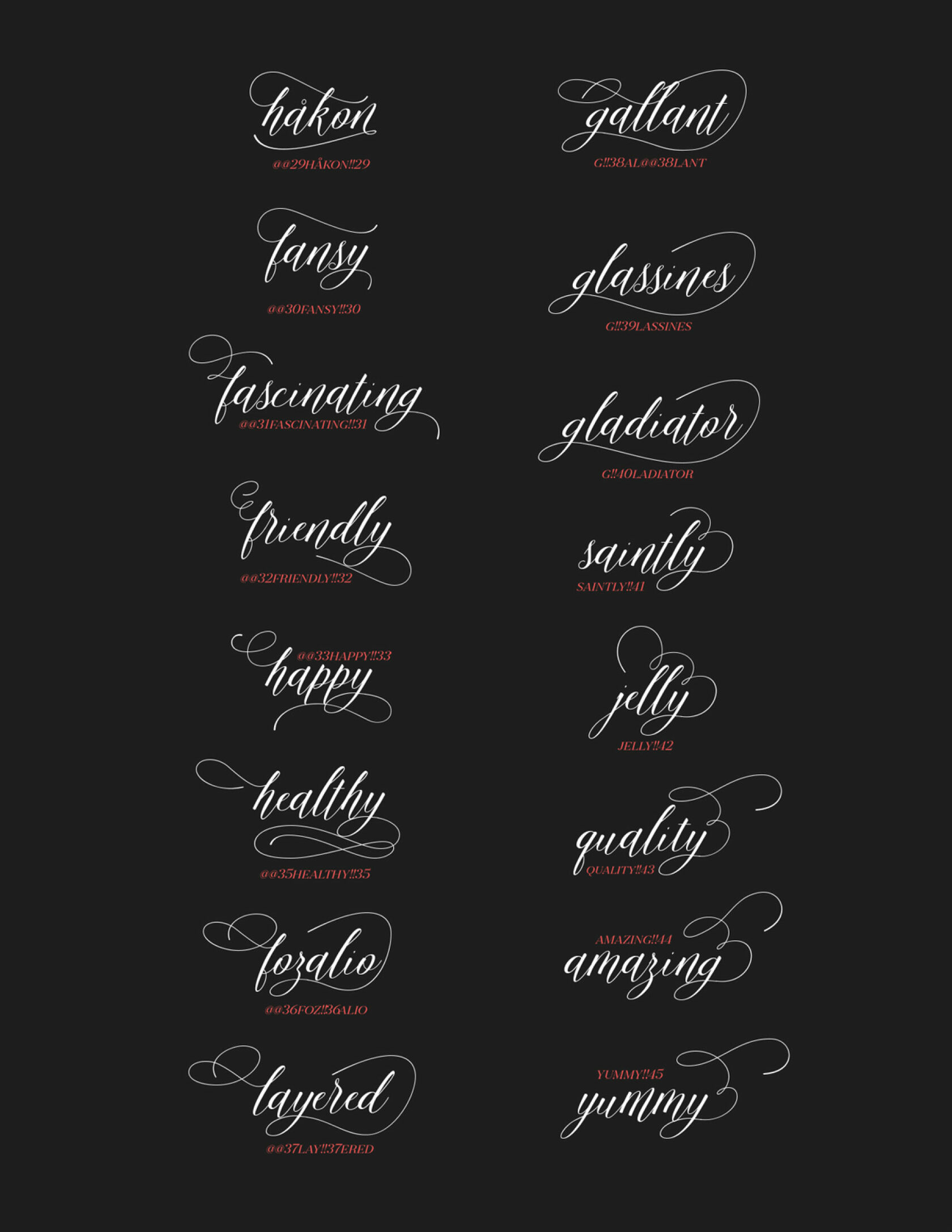 Amelia Font | Script Fonts - Blessed Print