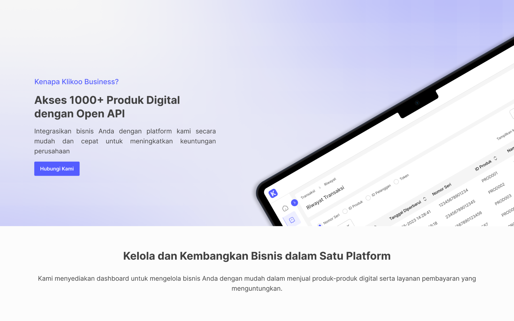 Klikoo Business - Supplier API PPOB dan Bill Payment Aggregator