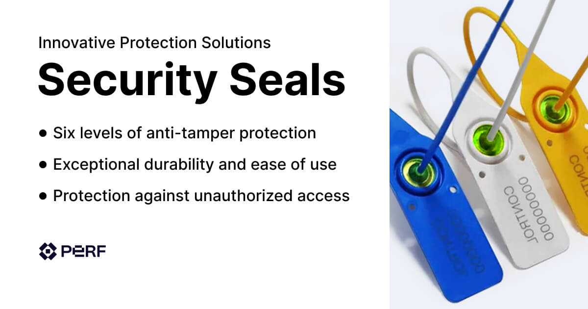 Security seals and adhesive seals for food products, food ...