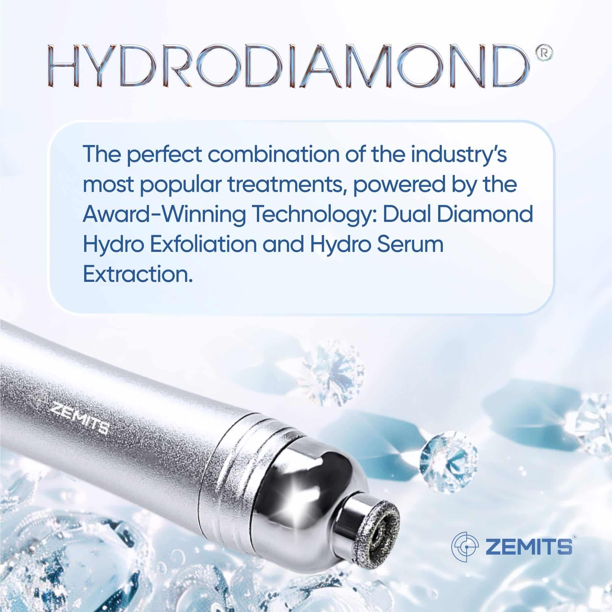 Zemits Verstand HD Pro High-Tech 8-in-1 HydroDiamond® Platform ...