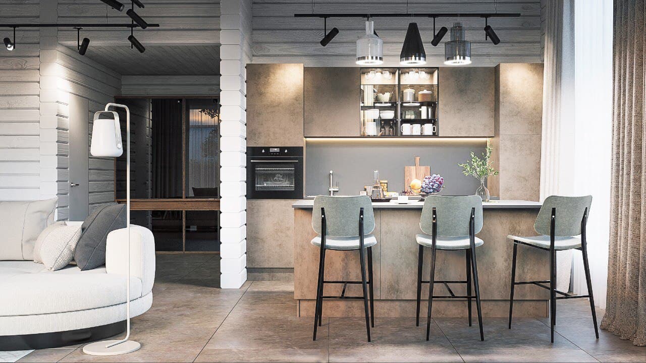 Nataly Rudykh architecture and Inetrior design - Private House Olga