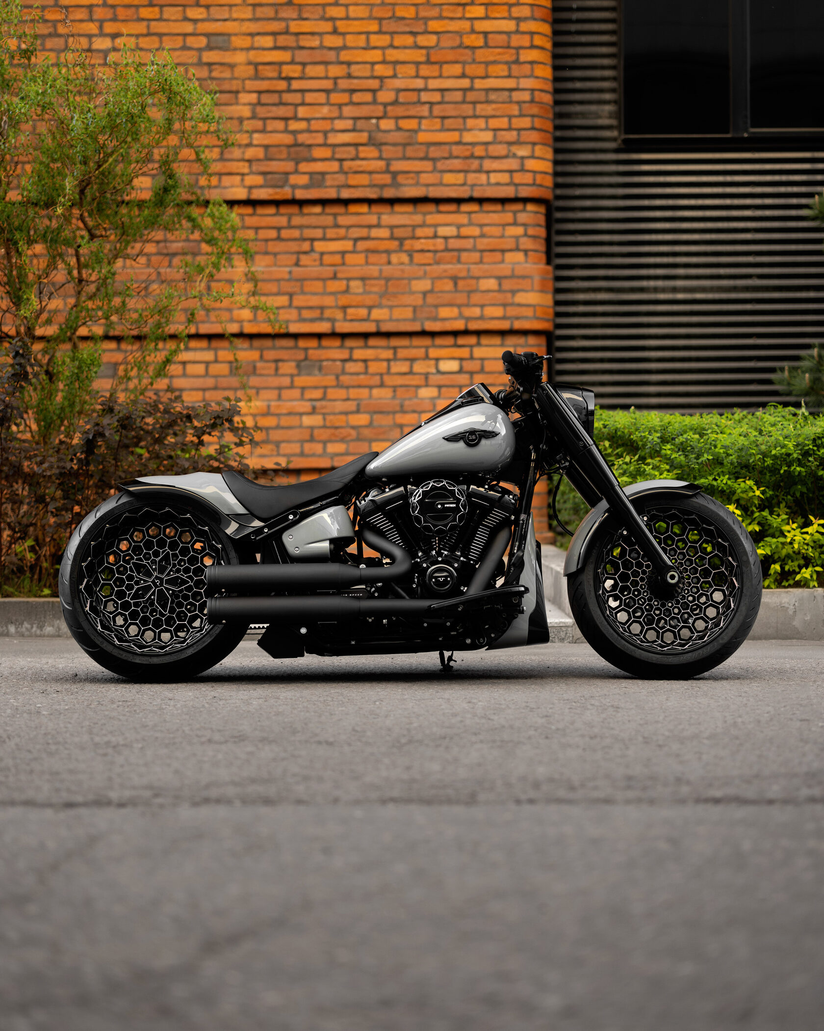 FATBOX by BOX39 — Custom Wide-Tire Motorcycle from Dubai