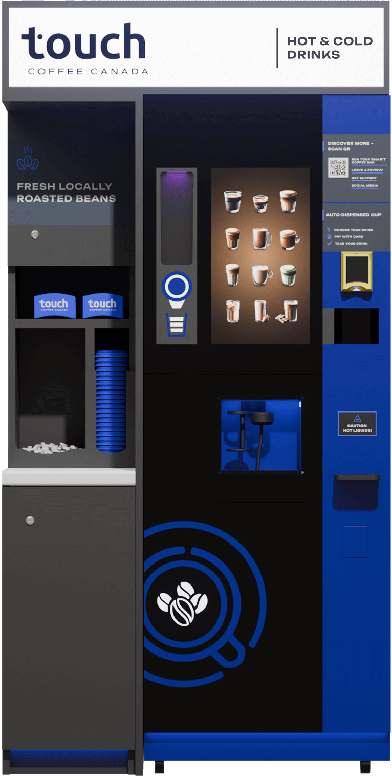 "Touch Coffee" fully automated self-service coffee bar