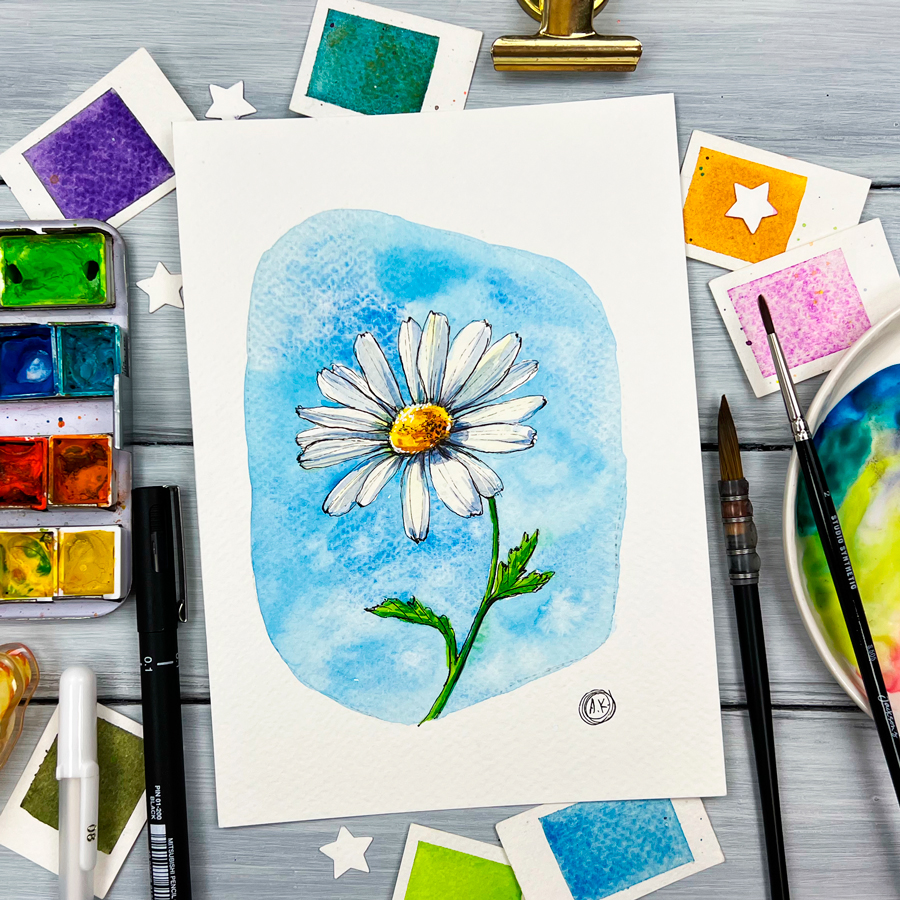 Your First Steps in Watercolor Sketching Course for Beginners B