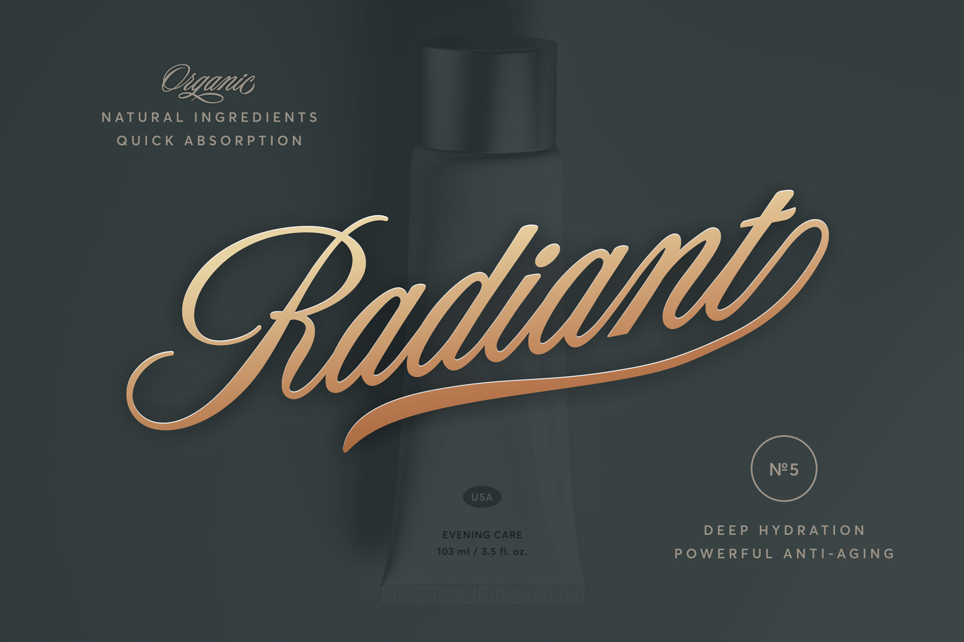 The Original Font | Retro Script - Blessed Print