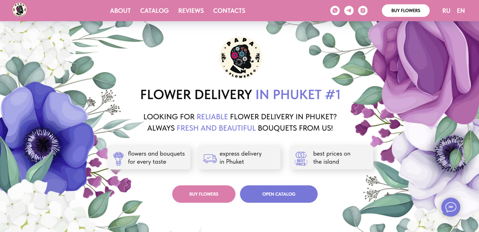 Flower delivery Phuket - buy bouquet of flowers in Phuket with delivery ...