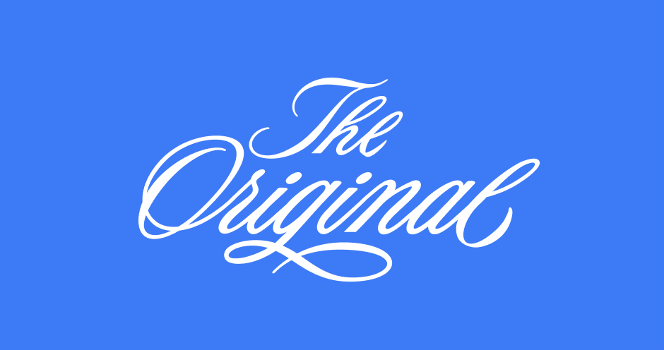 The Original Font | Retro Script - Blessed Print