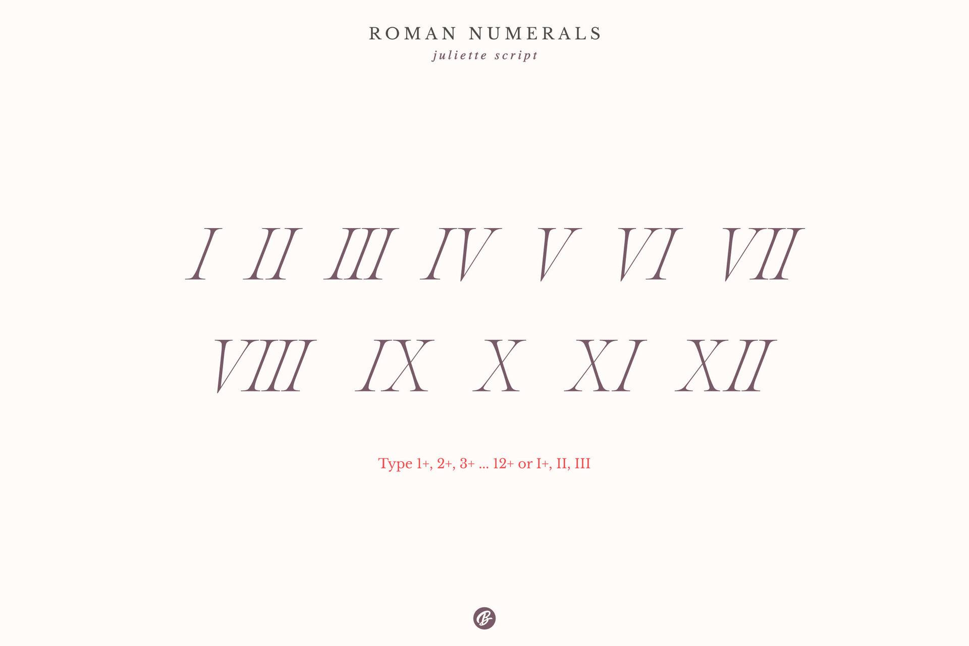 Juliette Font | Romantic wedding script by Blessed Print