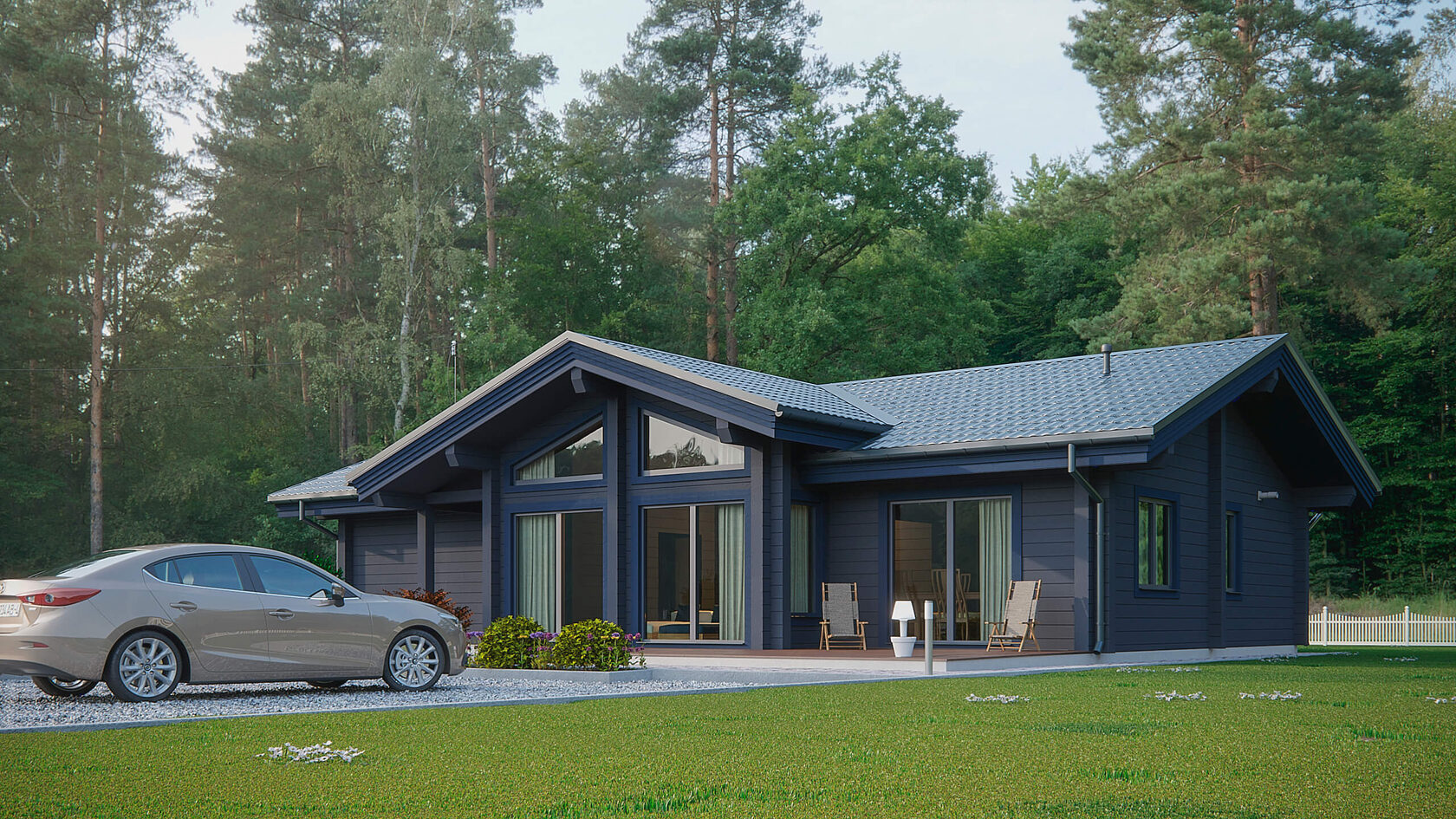 Premium prefab bigger home kit - Gotham - 1388 ft² / 129 m²