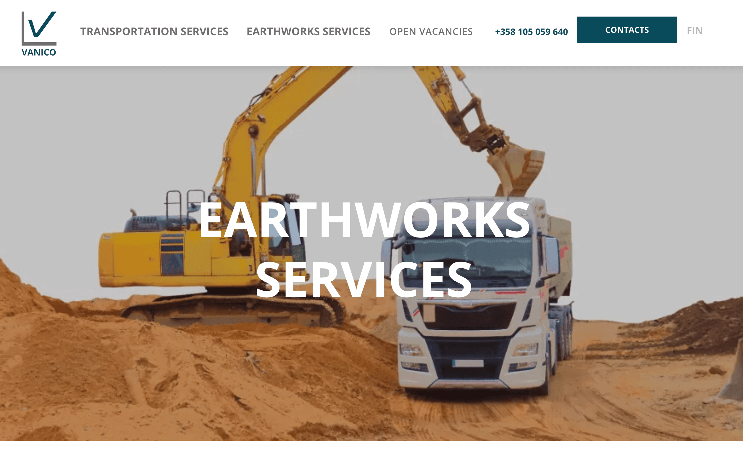 Vanico Oy's Construction Services