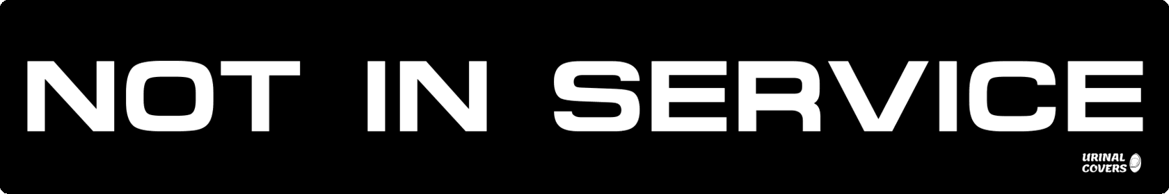 Out-of-Order Labels in USA | Urinal Covers.com