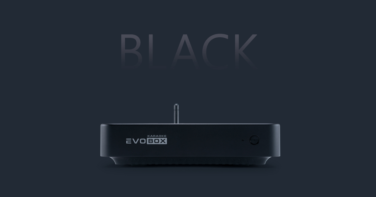 Sistema de karaoke para el hogar EVOBOX Plus Black de Studio Evolution
