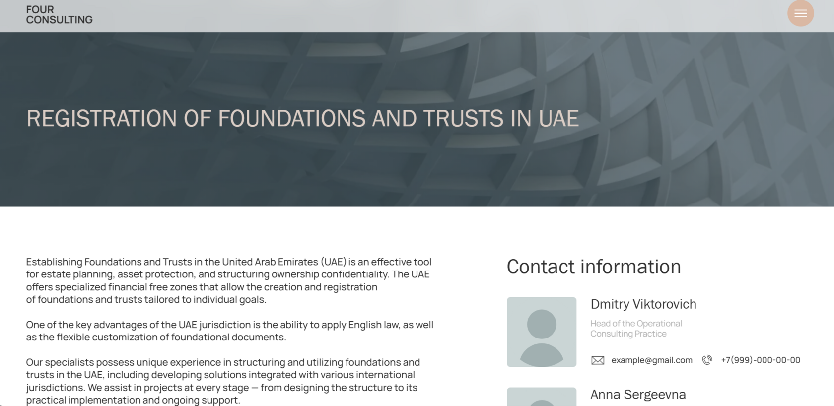 Registration of Foundations and Trusts