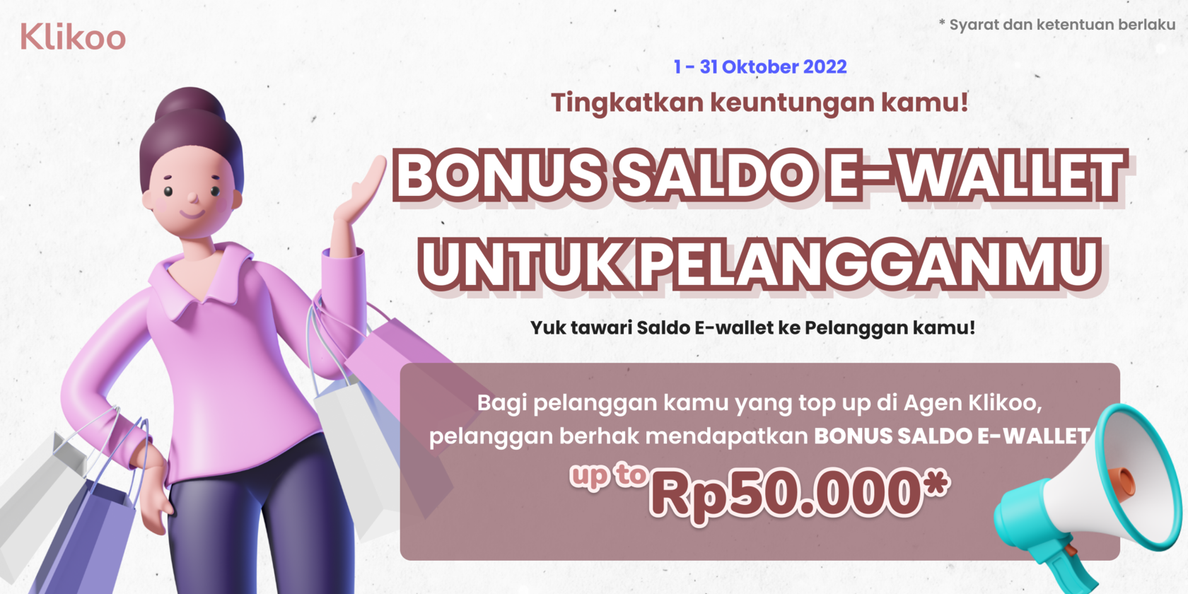 Tingkatkan Keuntunganmu! Bonus E-wallet hingga Rp50.000 untuk Pelanggan ...