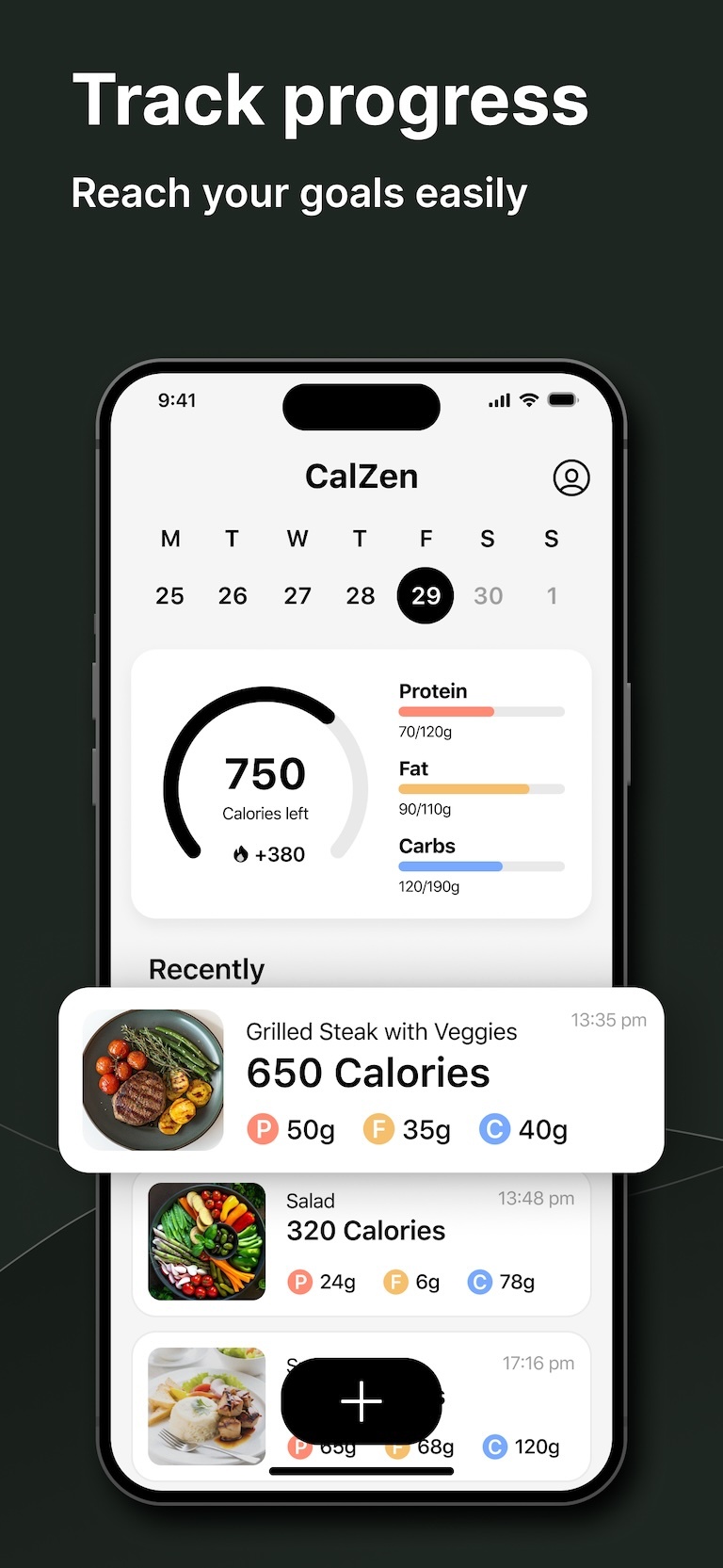 CalZen - AI Calorie & Macro Tracker | Snap, Track, Reach Goals