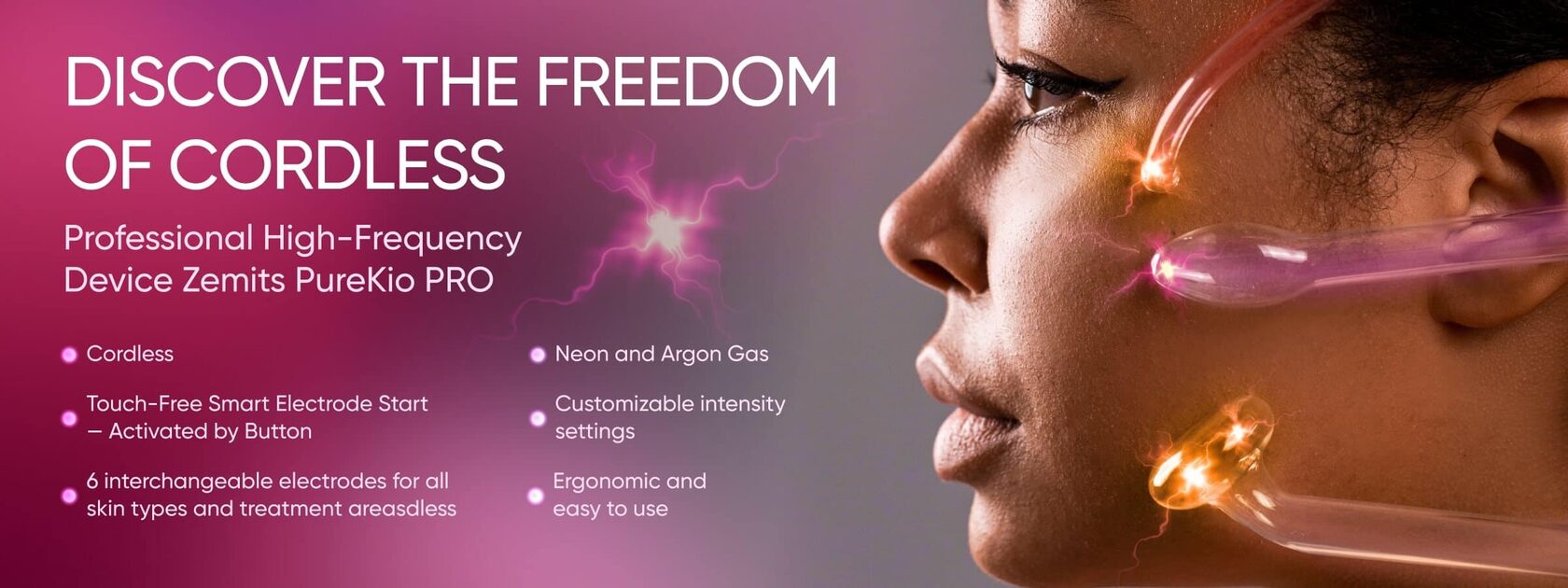 Zemits PureKio Pro Cordless 6-in-1 High-Frequency System| Esthetic Spa ...