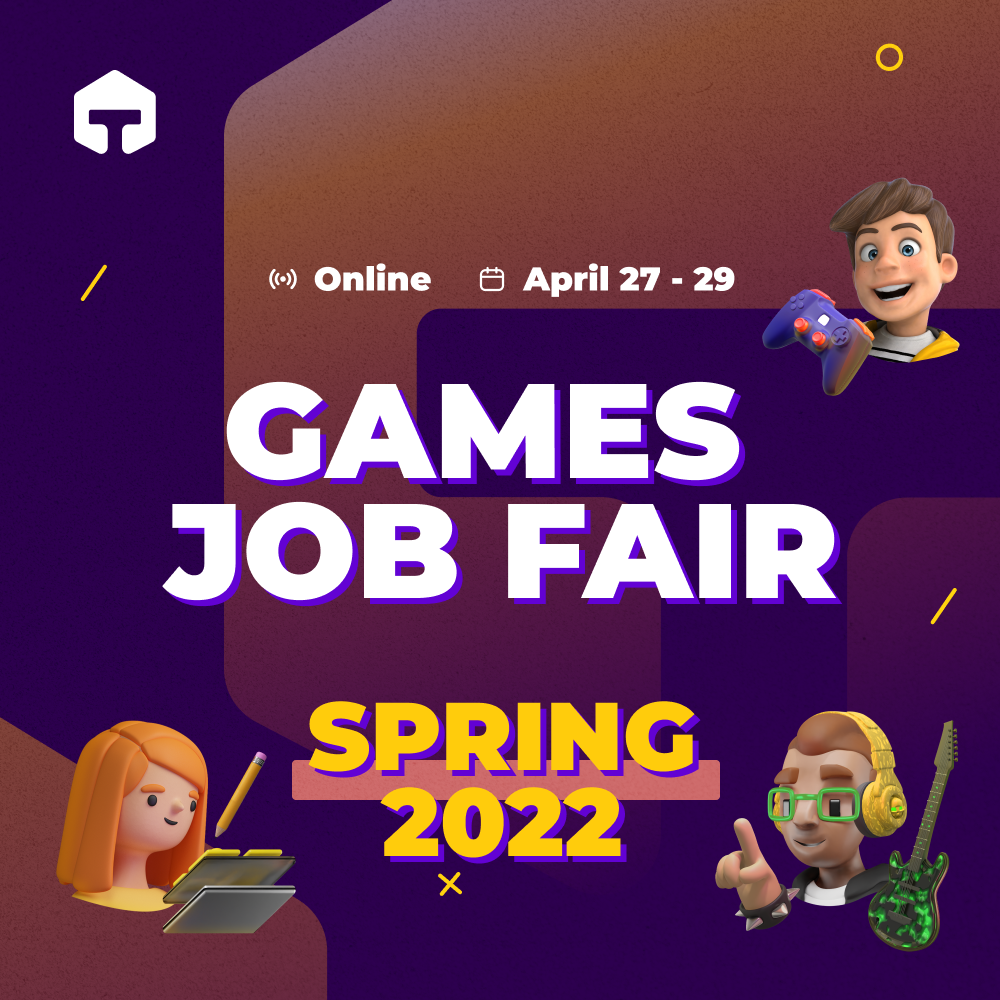 Games Job Fair Spring 2022Career Wall