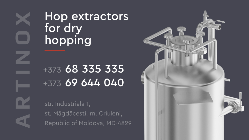 Hop extractors for dry hopping | ARTINOX™