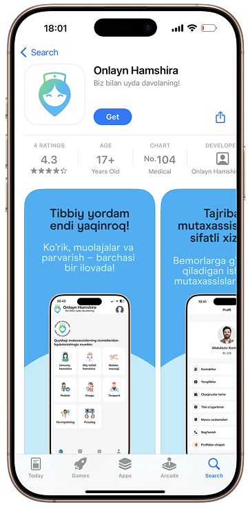 Hamshira xizmati chaqirish – 24/7!