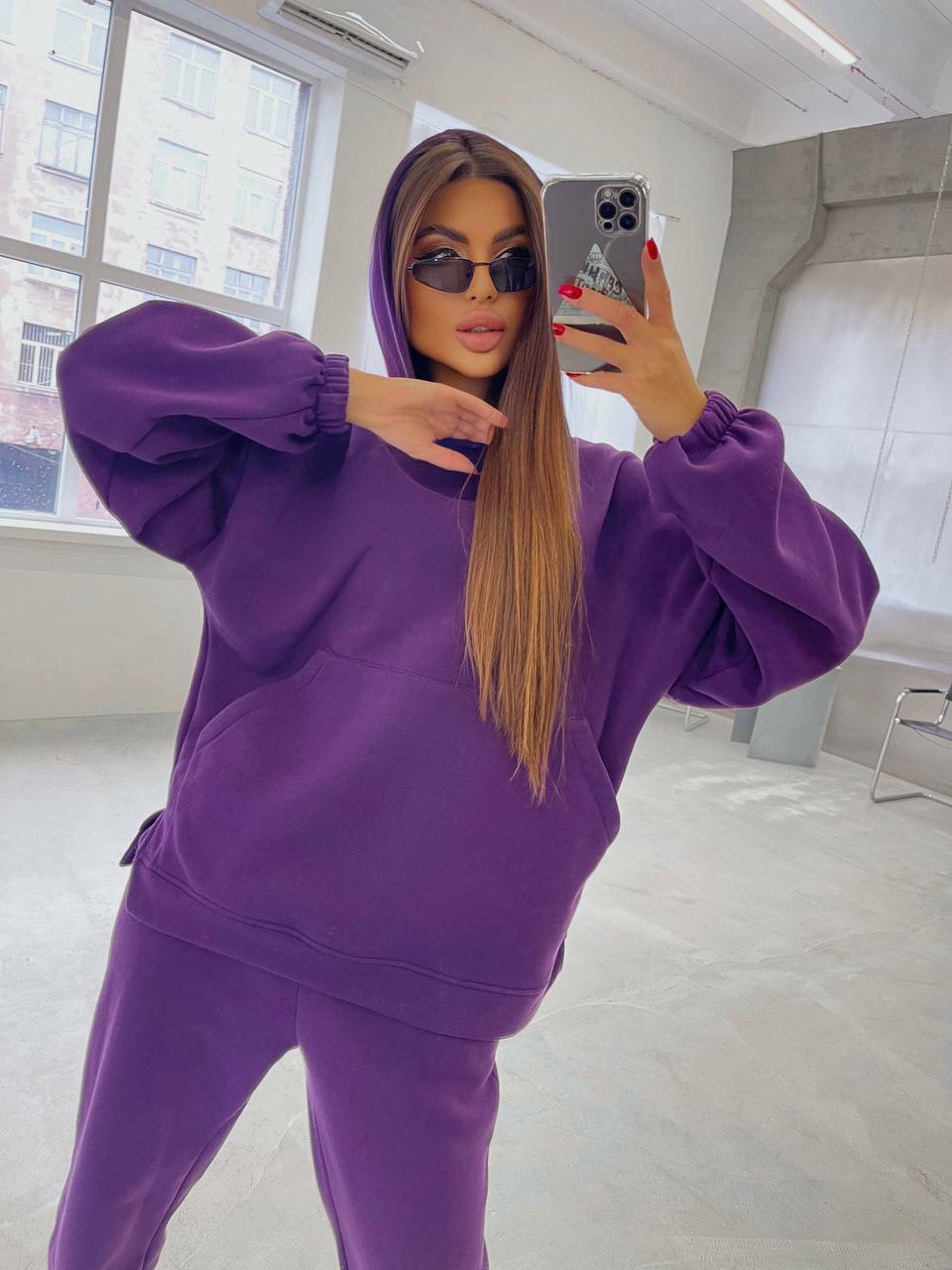 Флісовий костюм з капюшоном від Lovel