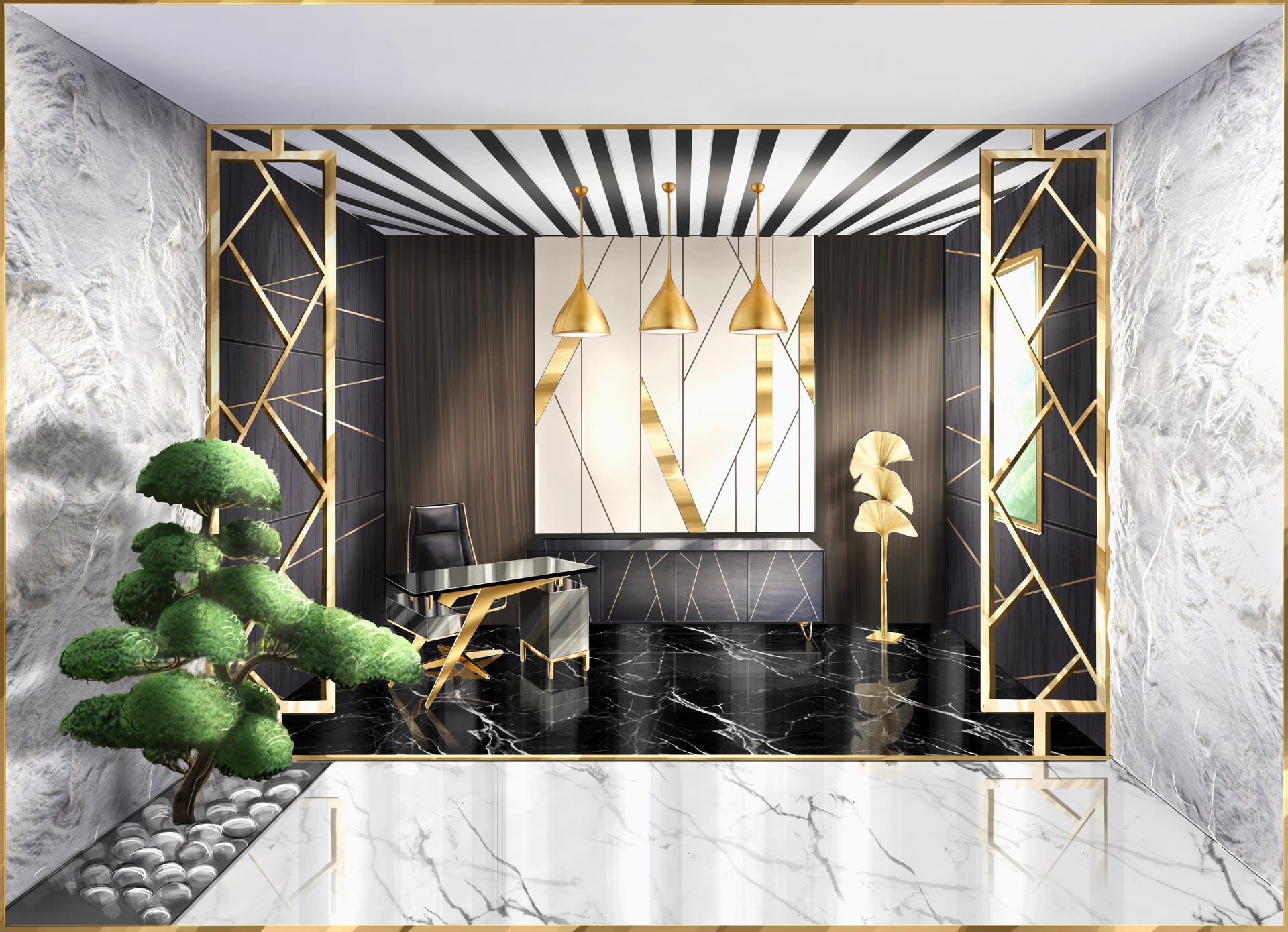 Procreate masterclass Interior Sketching - sketch1story