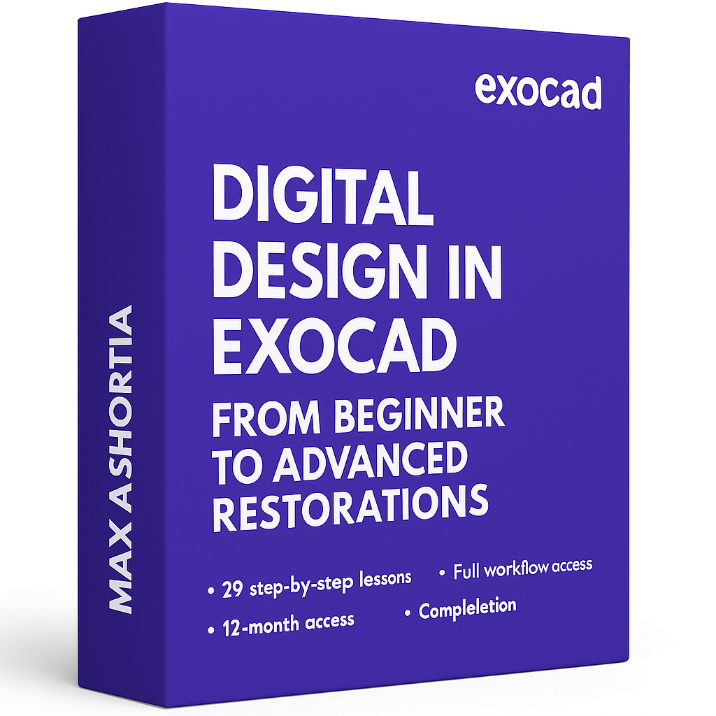 Online Course: Digital Design in Exocad From Beginner to Advanced ...