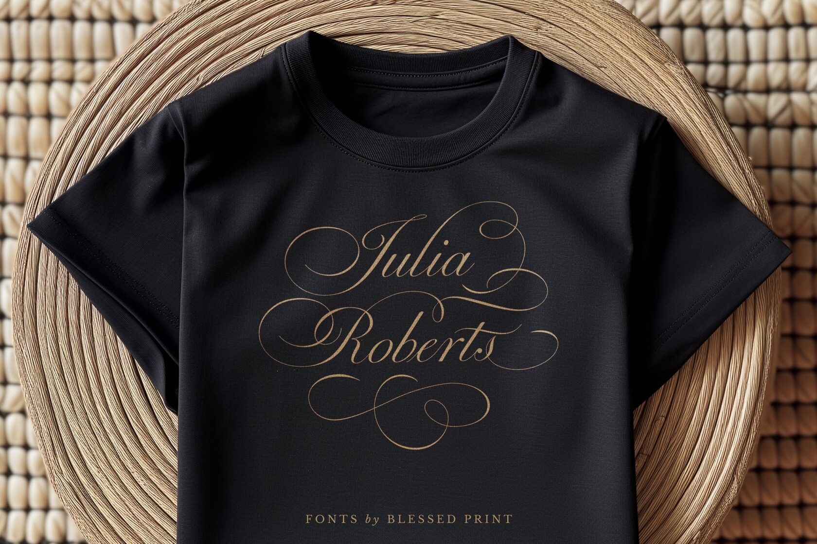 Beyond Perfection Script | Elegant Calligraphy by Blessed Print