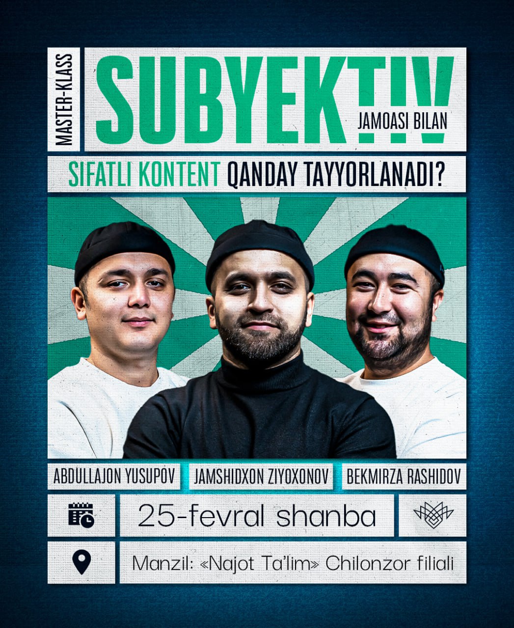 Grafik dizayn standart kursi «Najot Ta'lim»