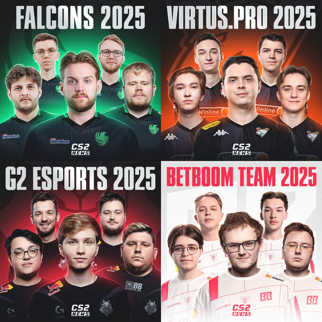 CS2 Post Major Roster Shuffle: Niko, S1mple, Elige, Ropz & Falcons