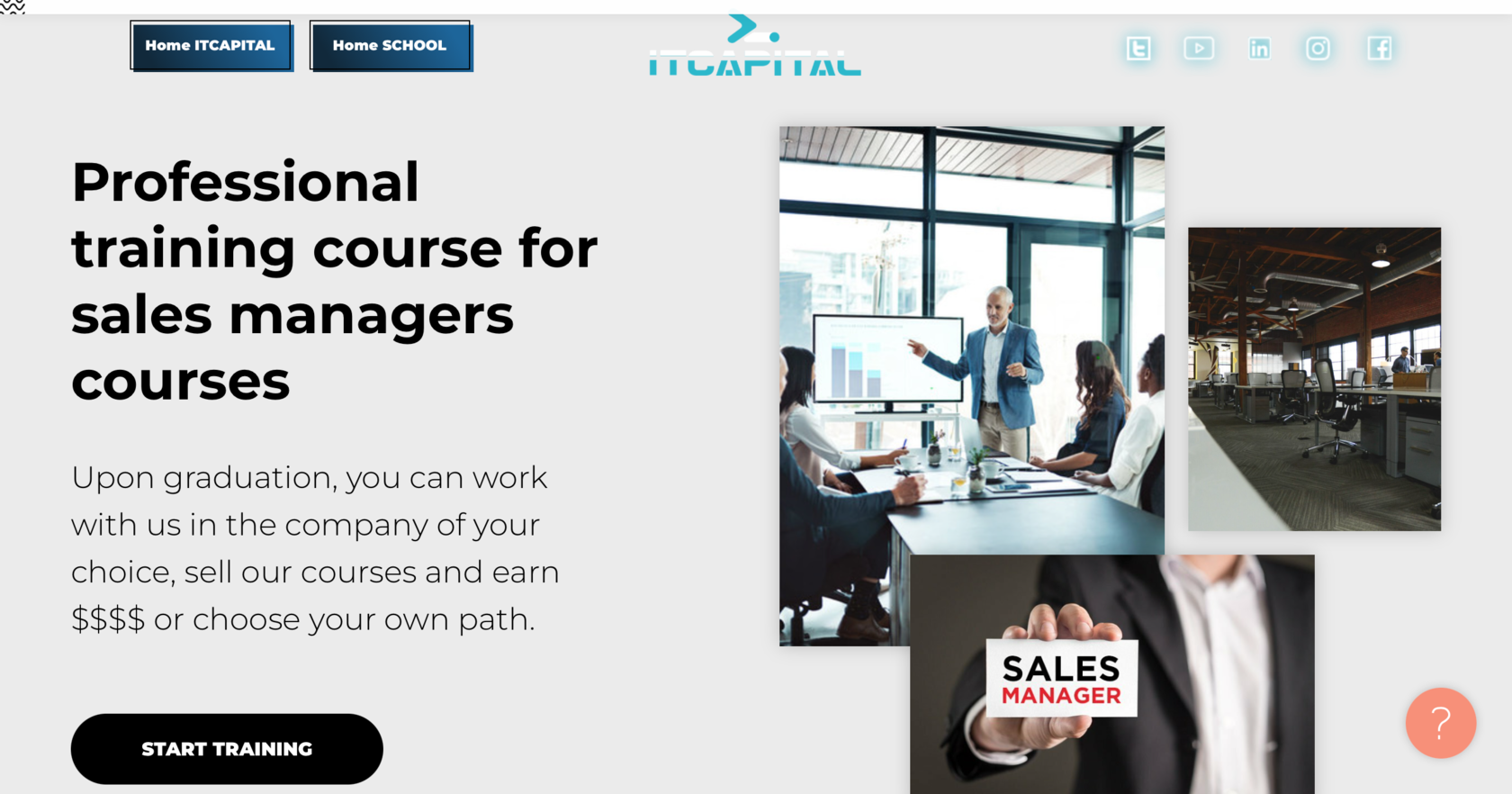 Course "Profession sales manager training" from ITCAPITAL SCHOOL