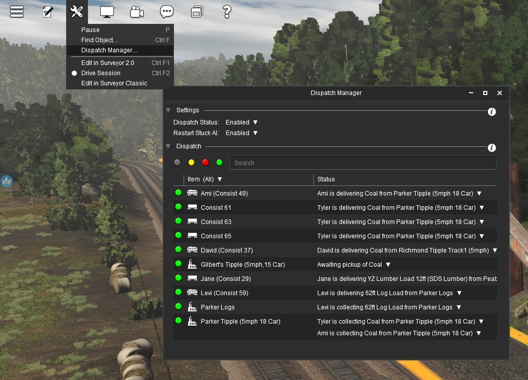 TLR Dispatch Manager