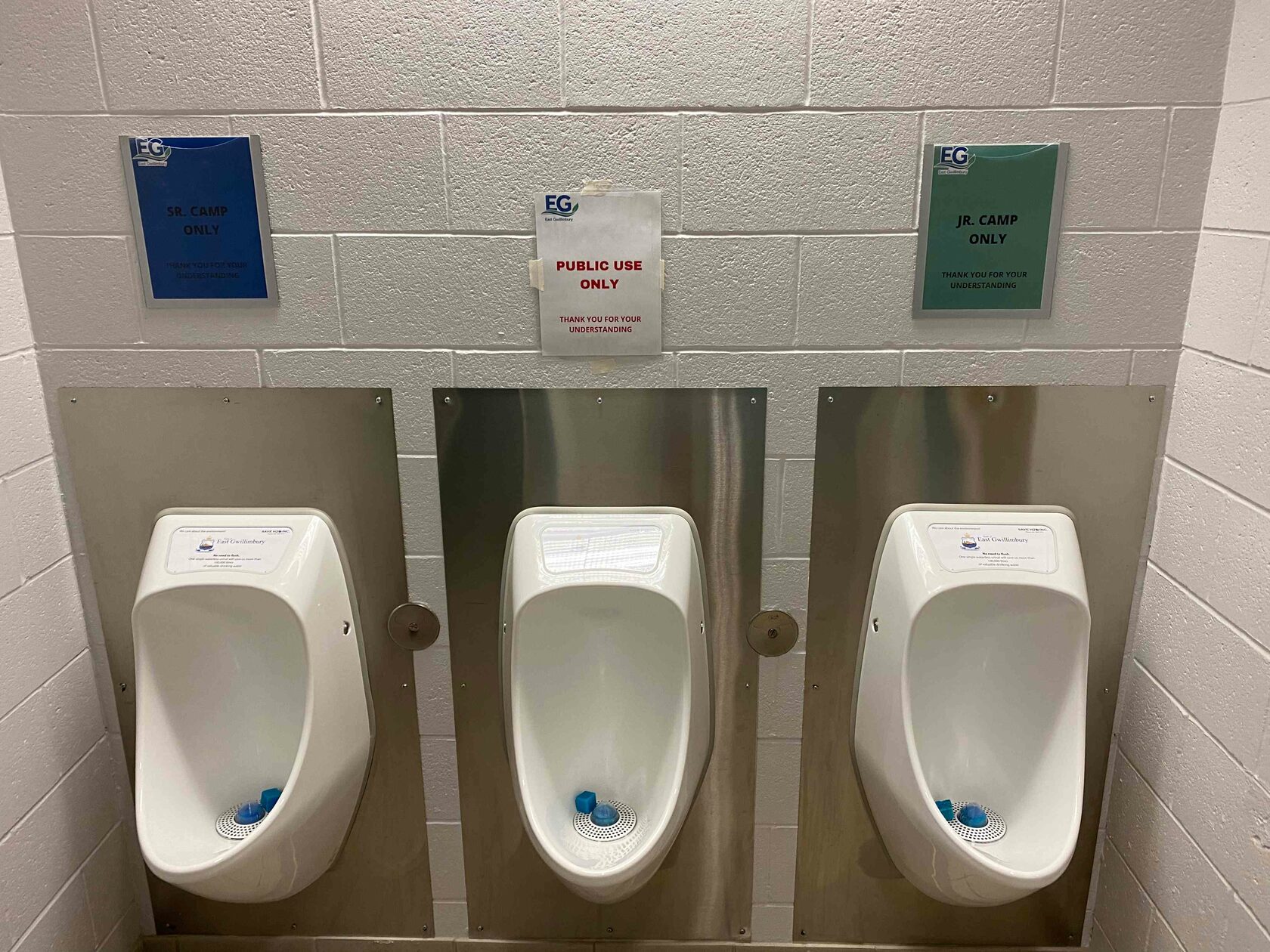 GG | ZeroLiter waterless urinals