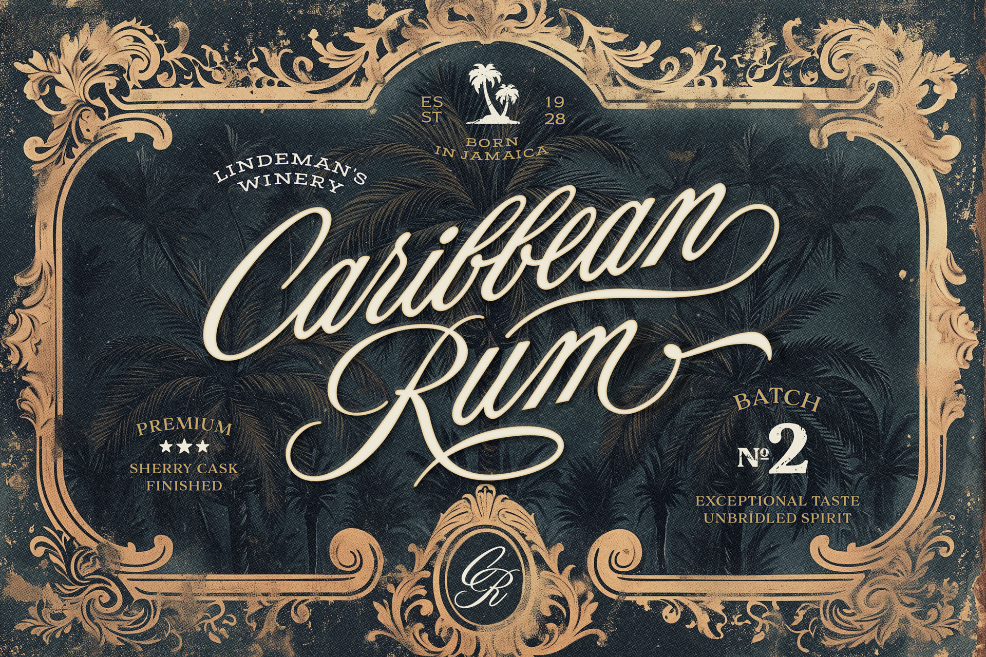 The Original Font | Retro Script - Blessed Print