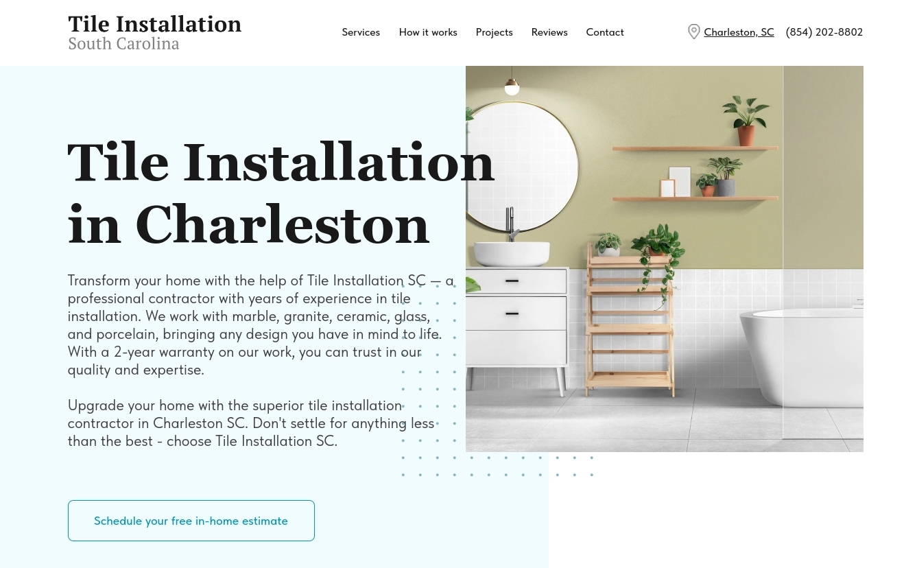 Professional Tile Installation Services in Charleston, SC