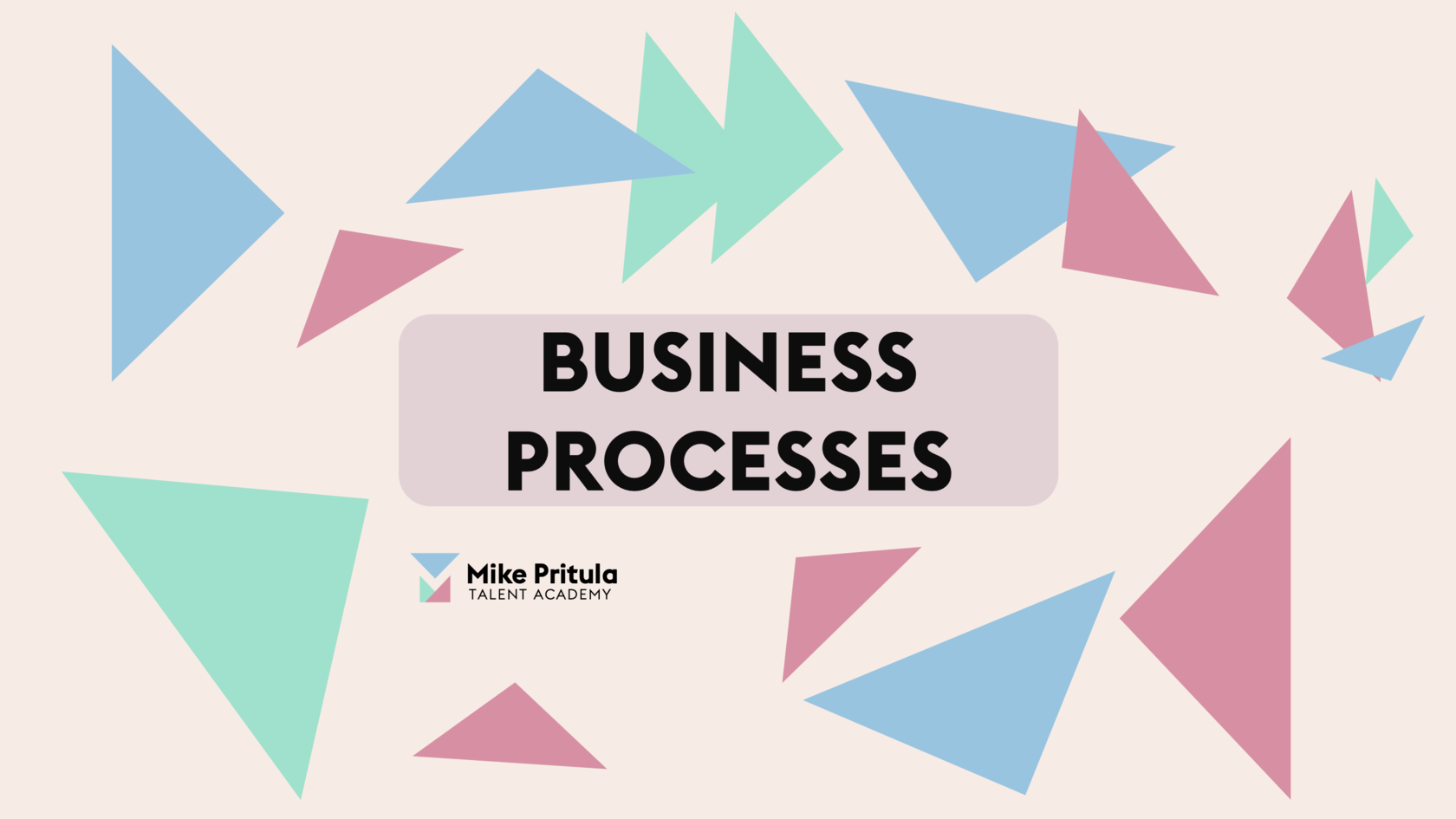 Process Design | Online Training Course | Mike Pritula