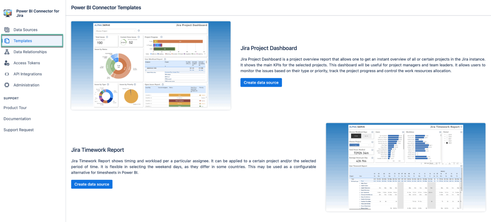 Create Jira Work Log Report in Power BI with Pre-Built Dashboards Templates