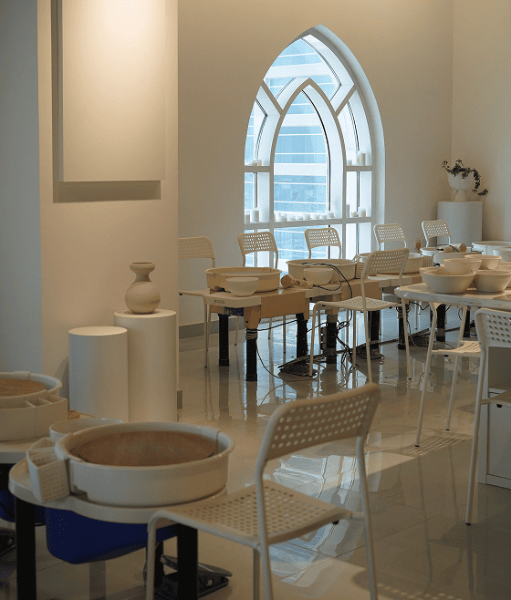 Create your own ceramics in Dubai