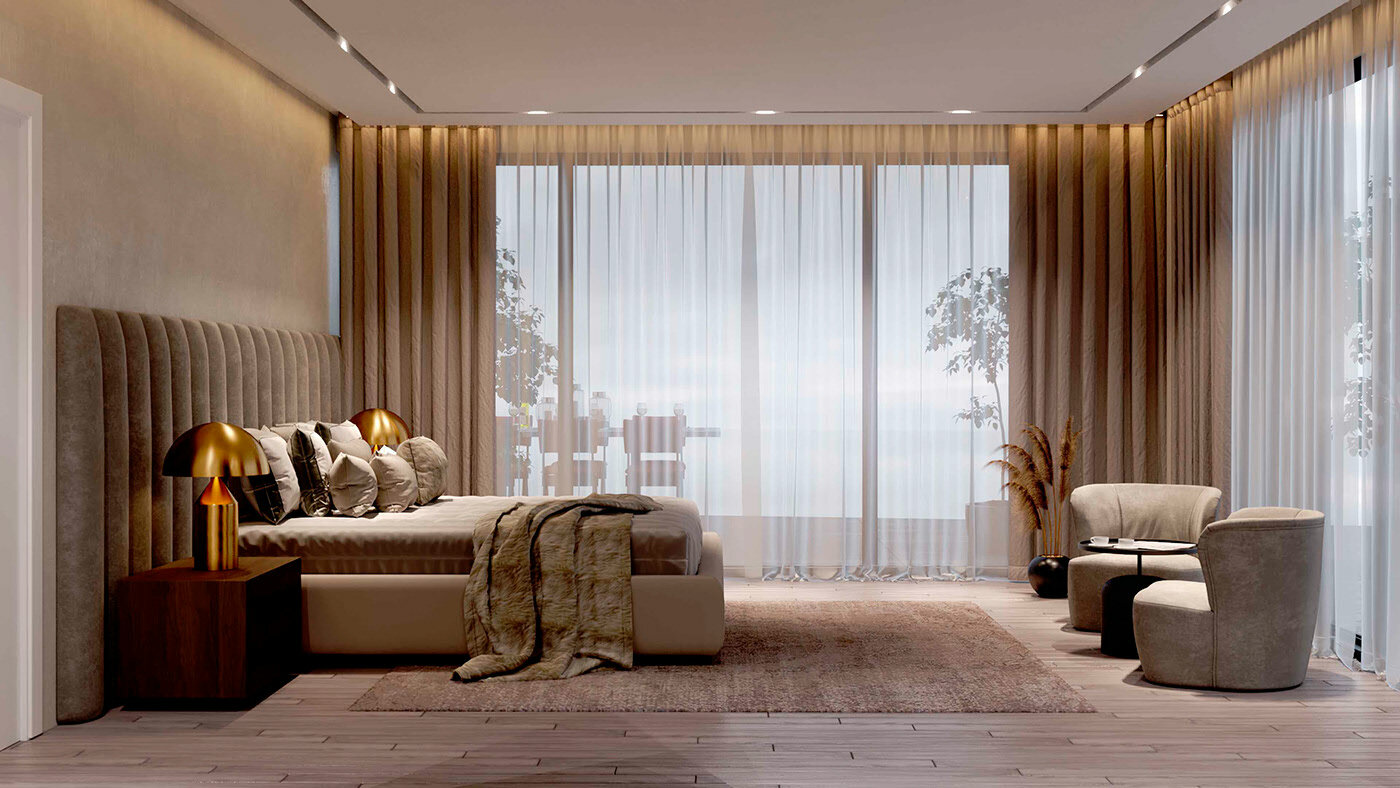 The Wave Hotel Interior Renders